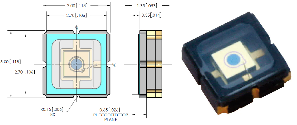 Noções básicas de fotodiodos e fototransistores | DigiKey
